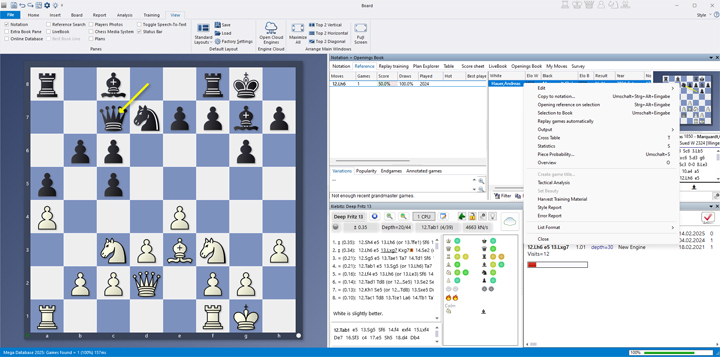 ChessBase 18 – Tips for beginners, part 3: Insert variations from references and engines | ChessBase